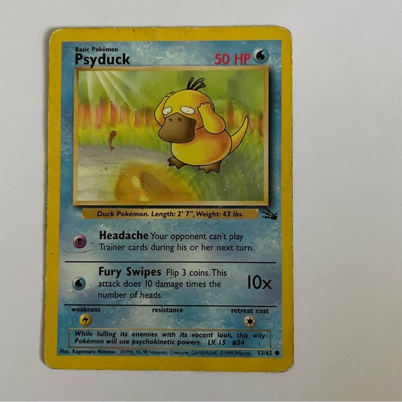 Pokemon | Toys | Pokemon 999 Vintage Set Psyduck 5362 | Poshmark